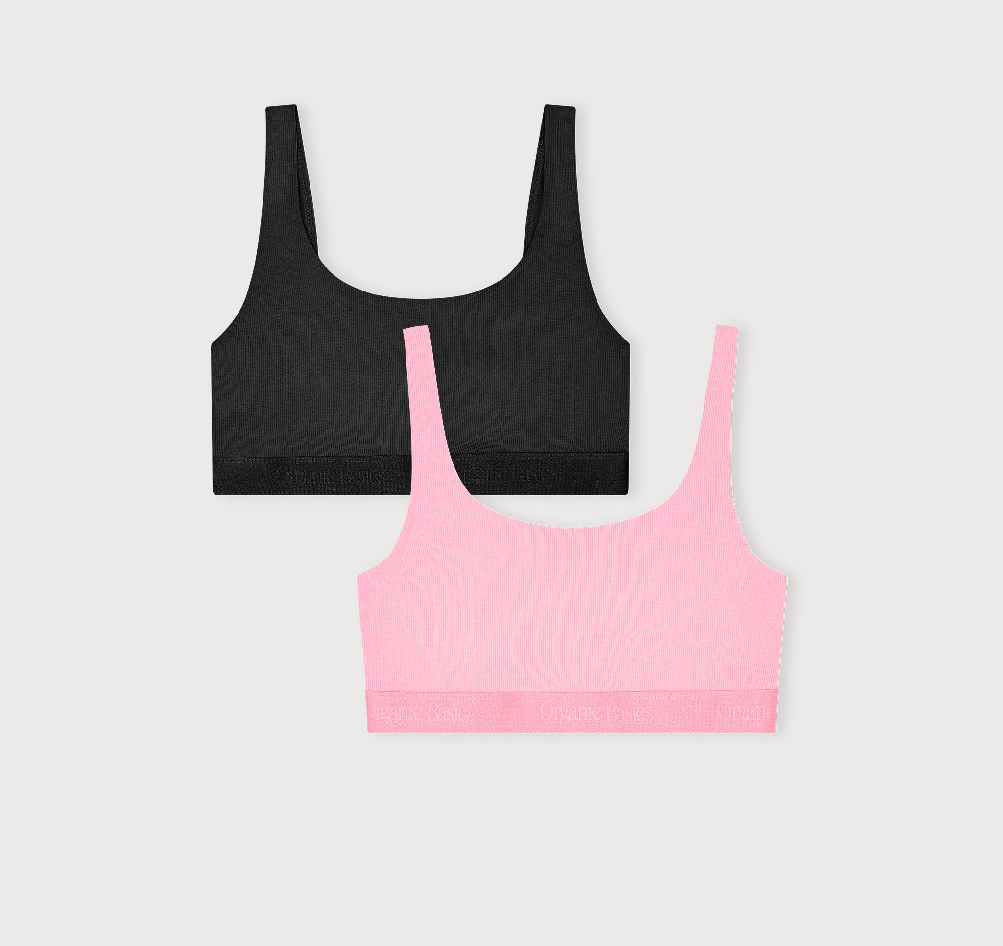 Core Rib Tank Bralette 2-Pack | Only £ 54 | Organic Basics