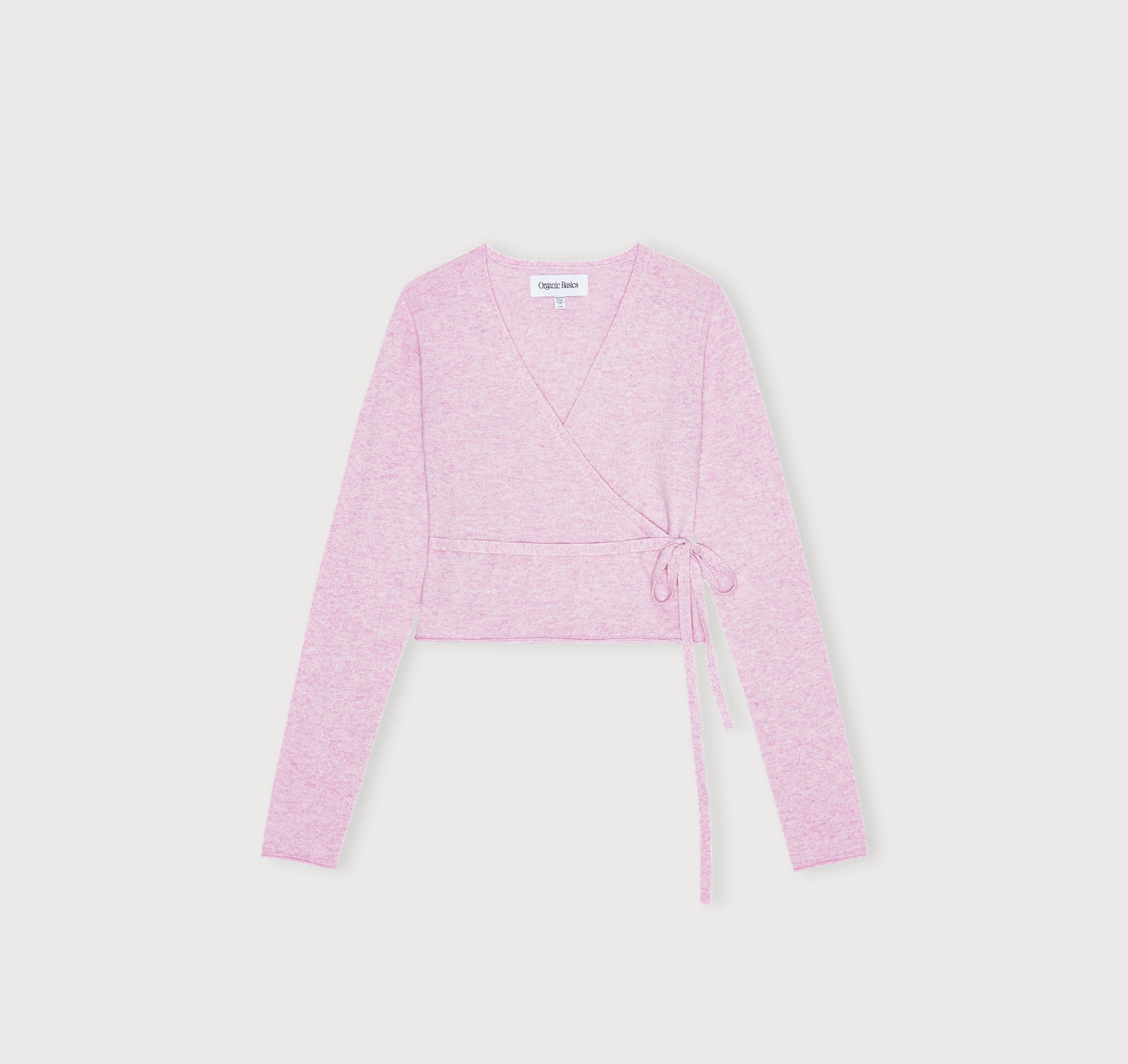 Fine Knit Wrap Cardigan | Only £ 63 | Organic Basics