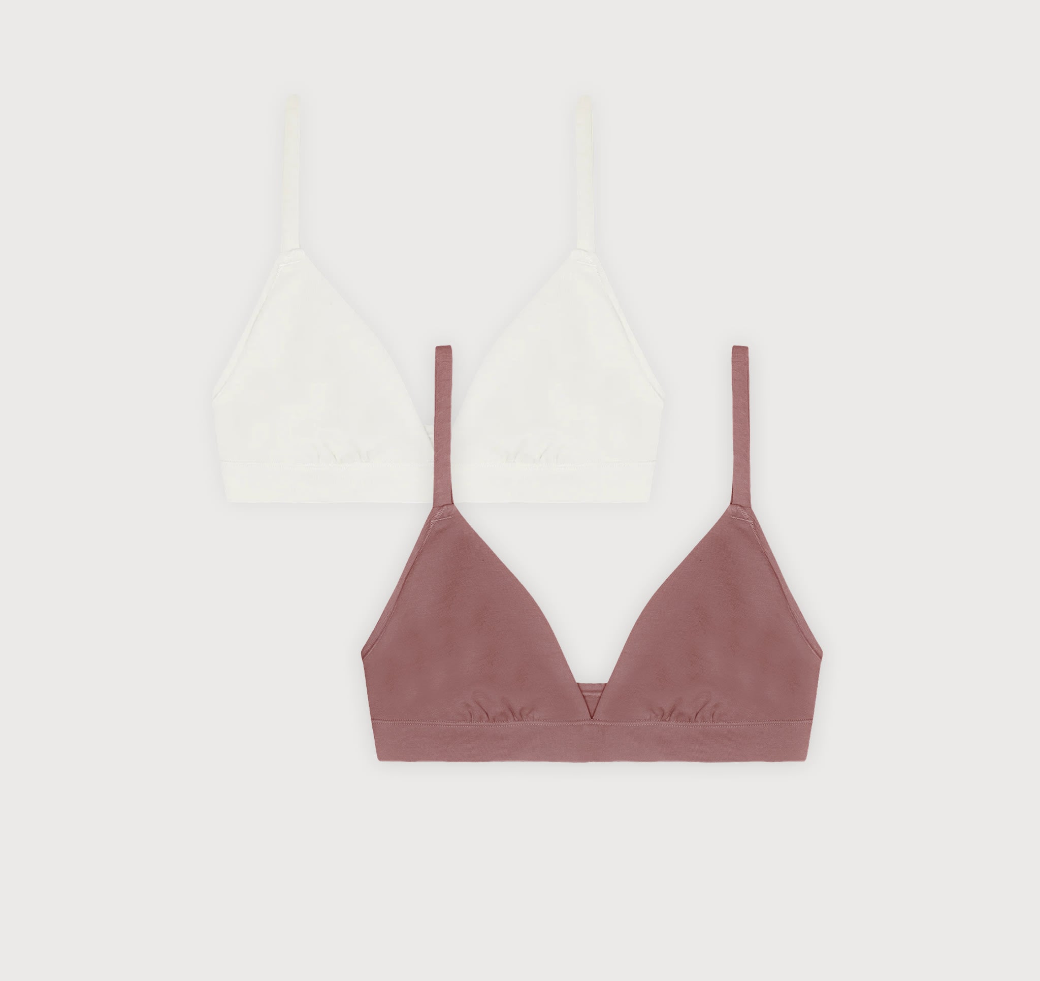 Flex Triangle Bralette 2-Pack | Only £ 76 | Organic Basics