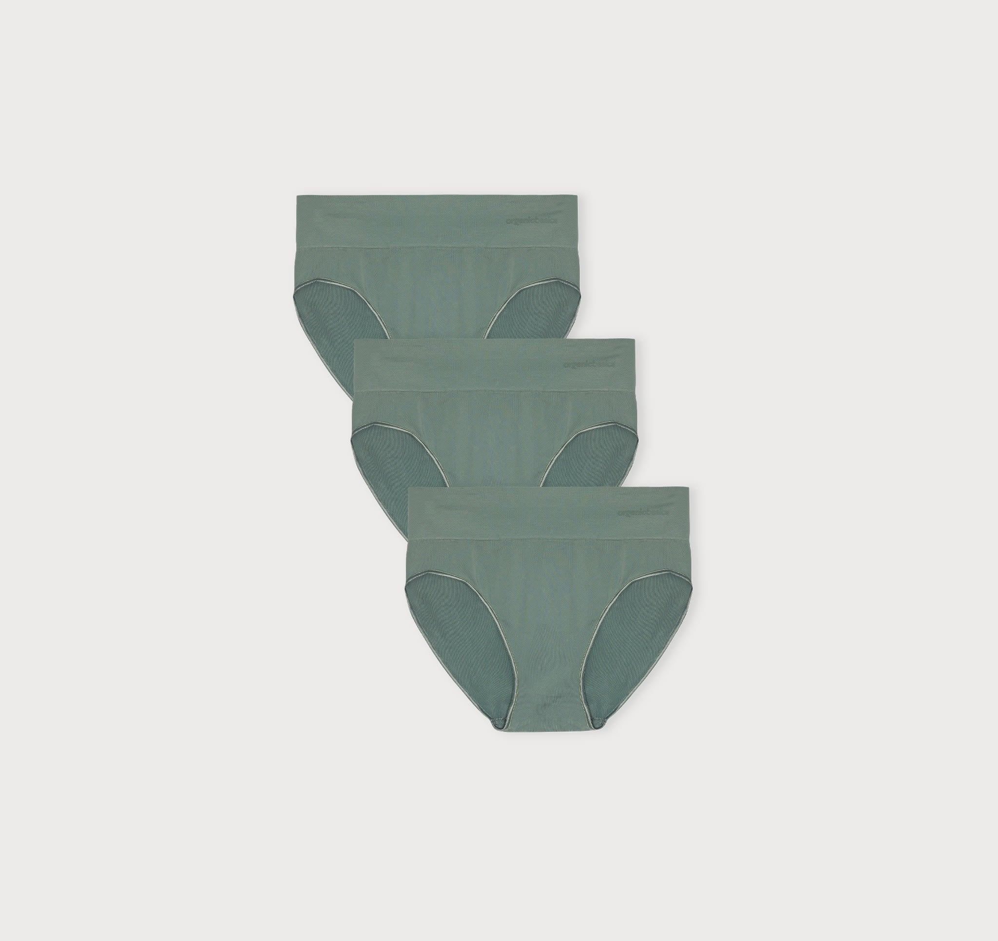 Smooth High-Leg Briefs 3-Pack | Only £ 48 | Organic Basics