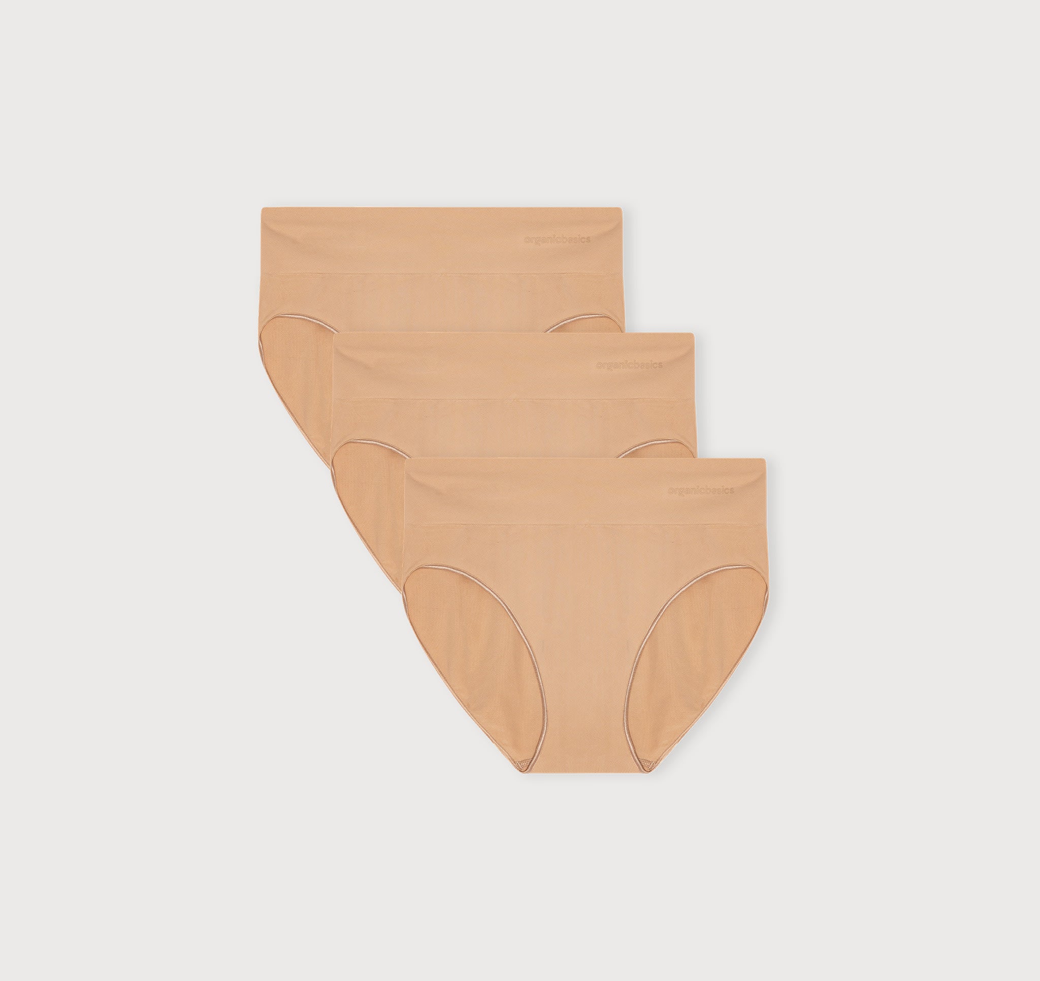 Smooth High-Leg Briefs 3-Pack | Only £ 48 | Organic Basics